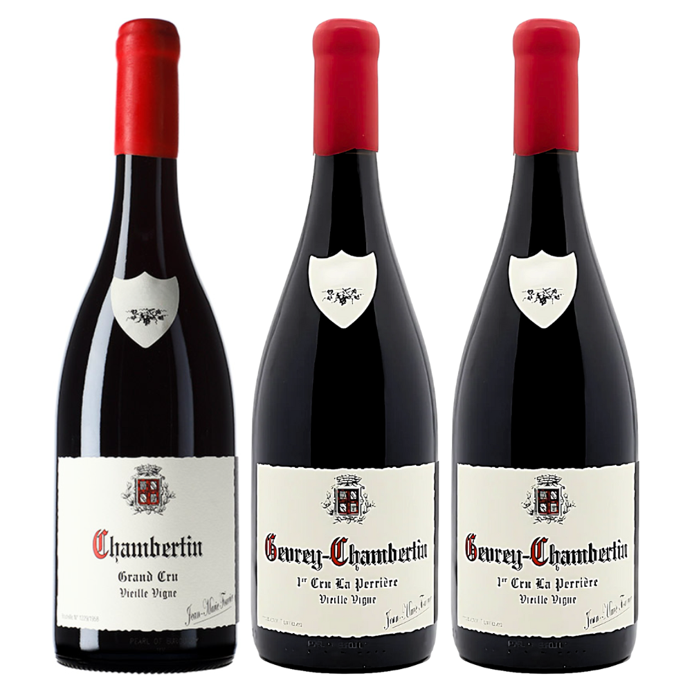 [Bundle] 1x 2023 Jean-Marie Fourrier Chambertin Grand Cru + 2x 2023 Je ...